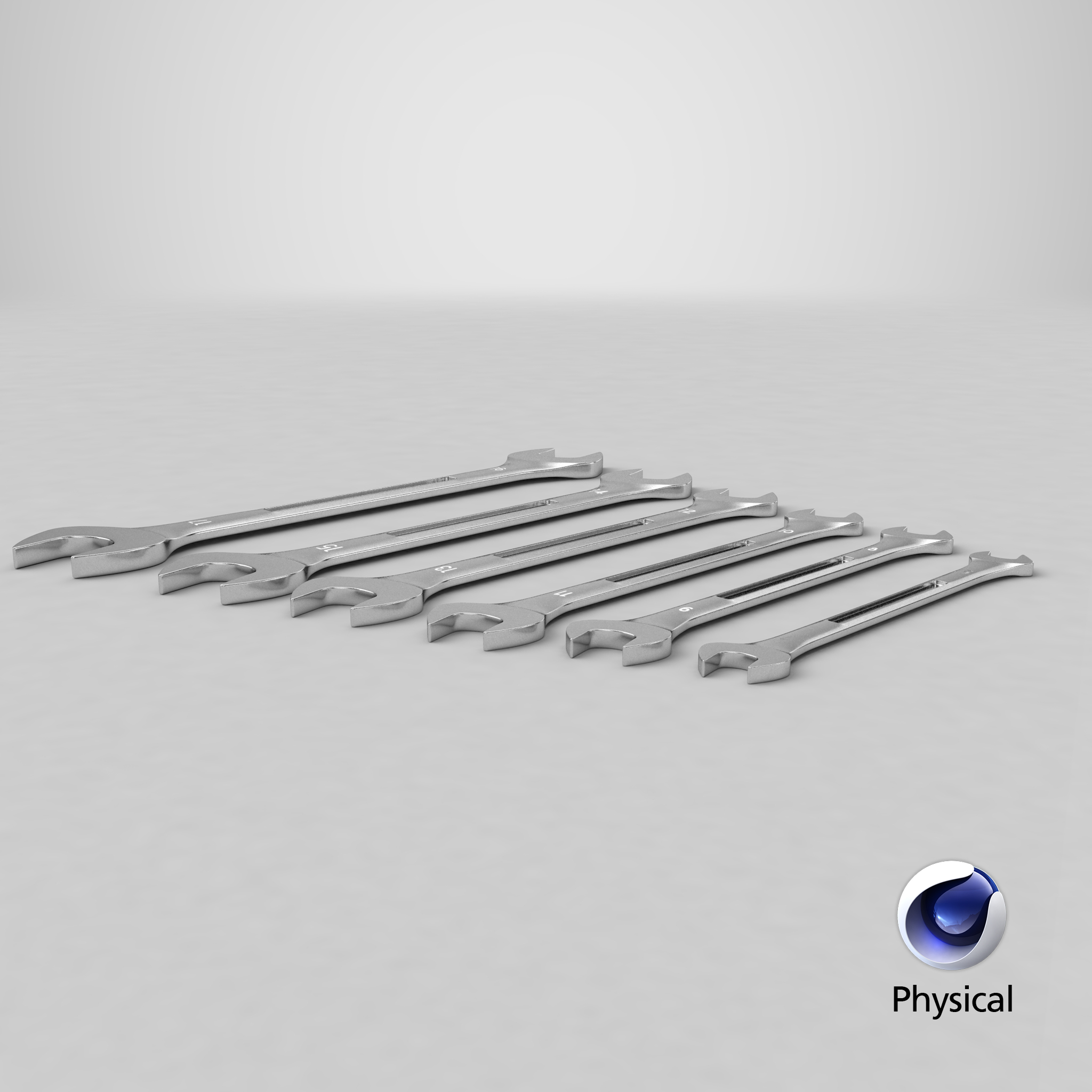 3D spanner set generic model - TurboSquid 1417658