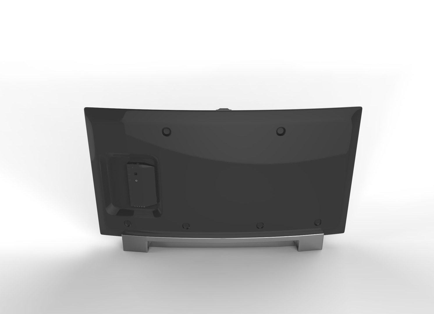 3d Model Of Generic Smart Tv Curved