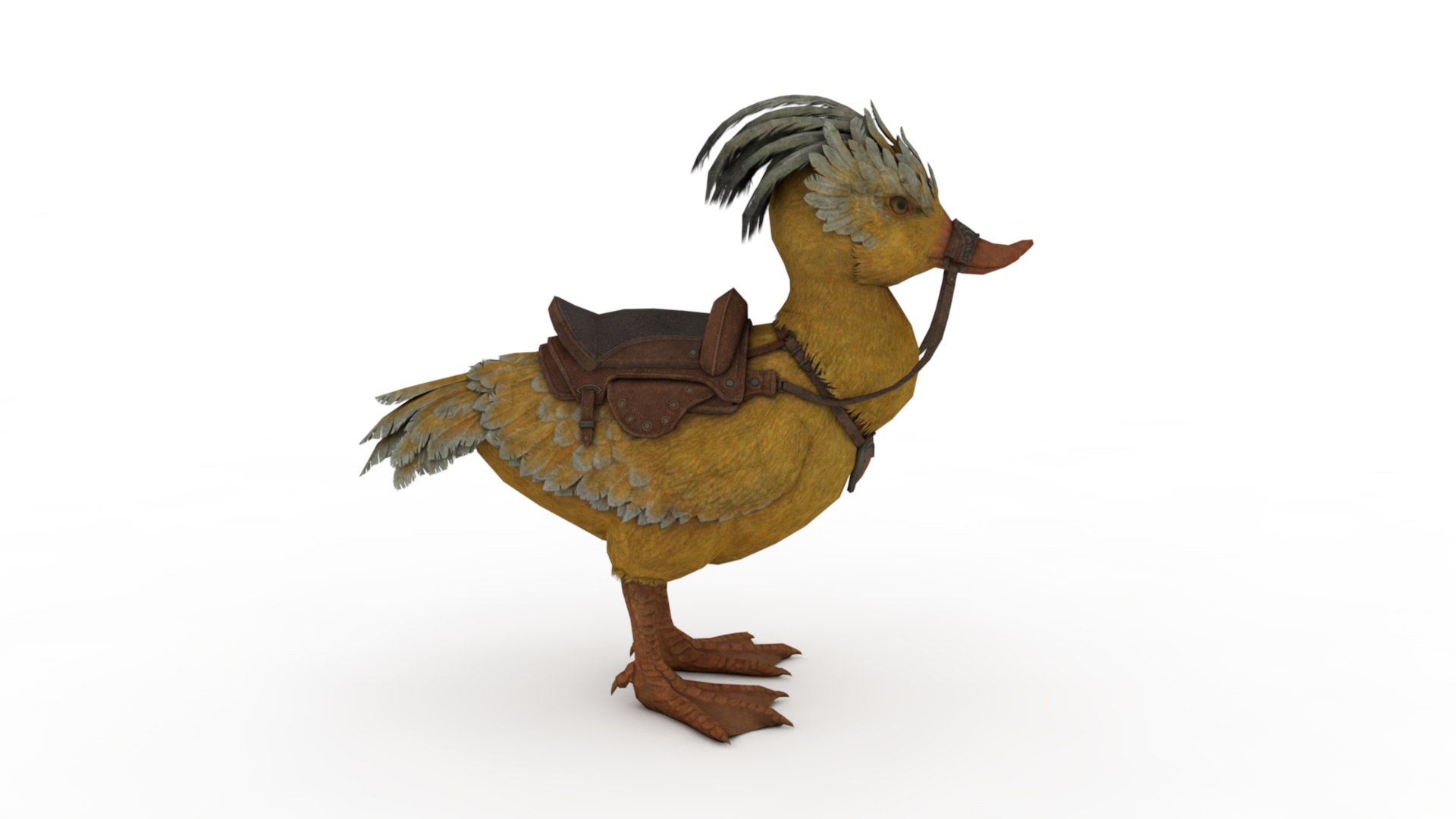 3D Model Cartoon Duck - TurboSquid 2245738
