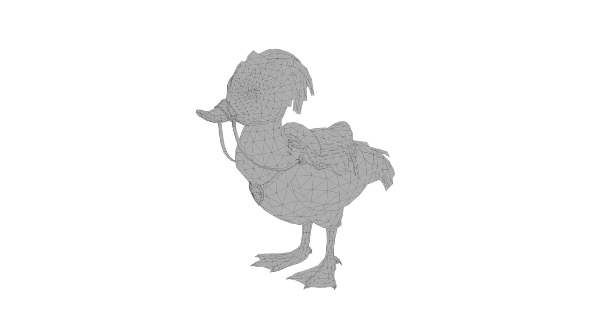 3D Model Cartoon Duck - TurboSquid 2245738