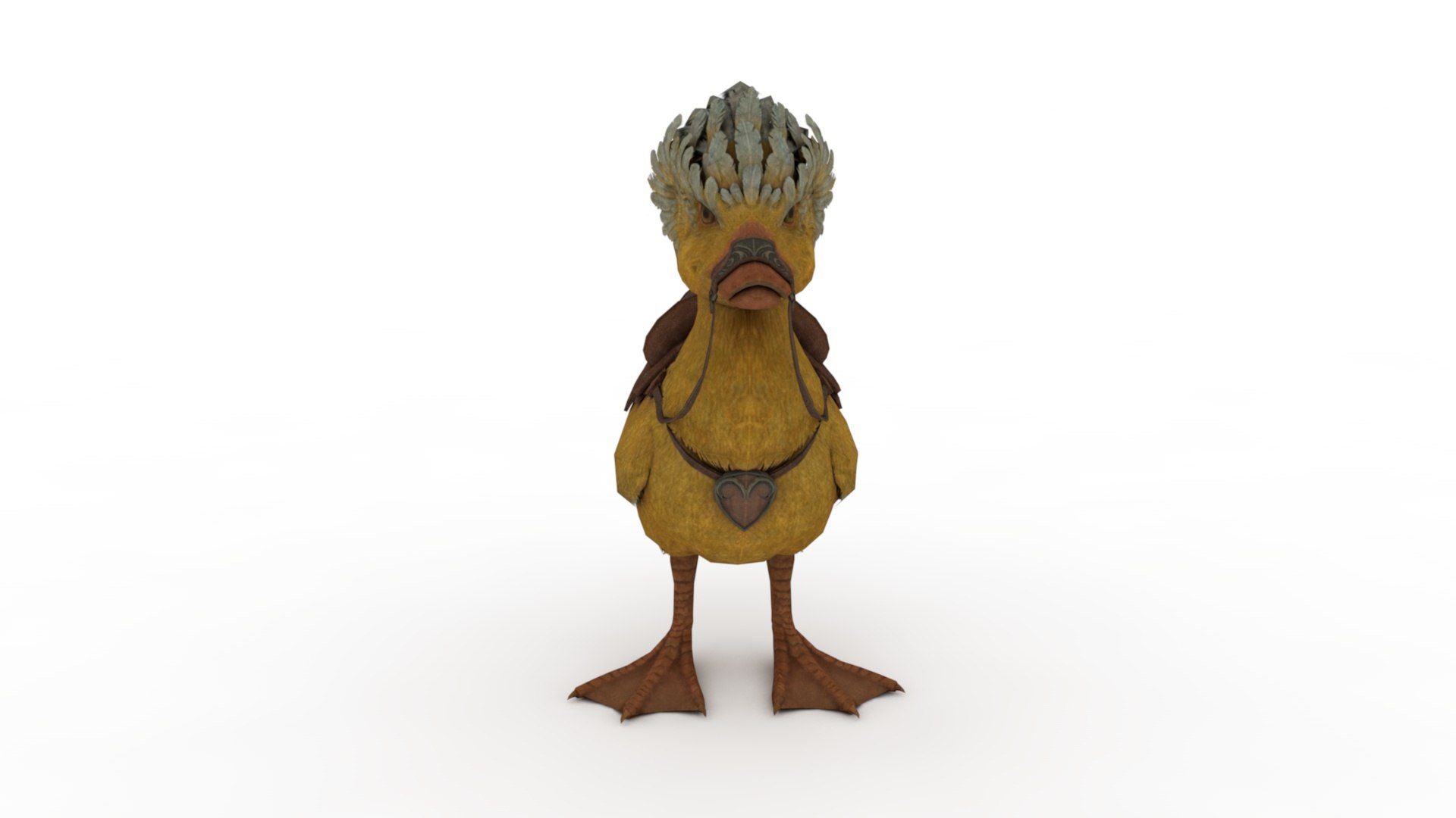 3D Model Cartoon Duck - TurboSquid 2245738