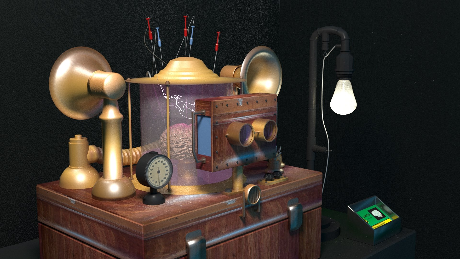 Machine Brain 3D - TurboSquid 1681069