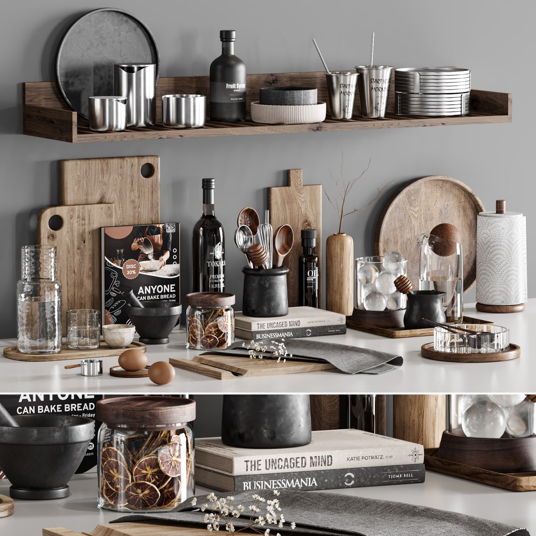 10 Kitchen Accessories Collection Vol6 3D - TurboSquid 2233127