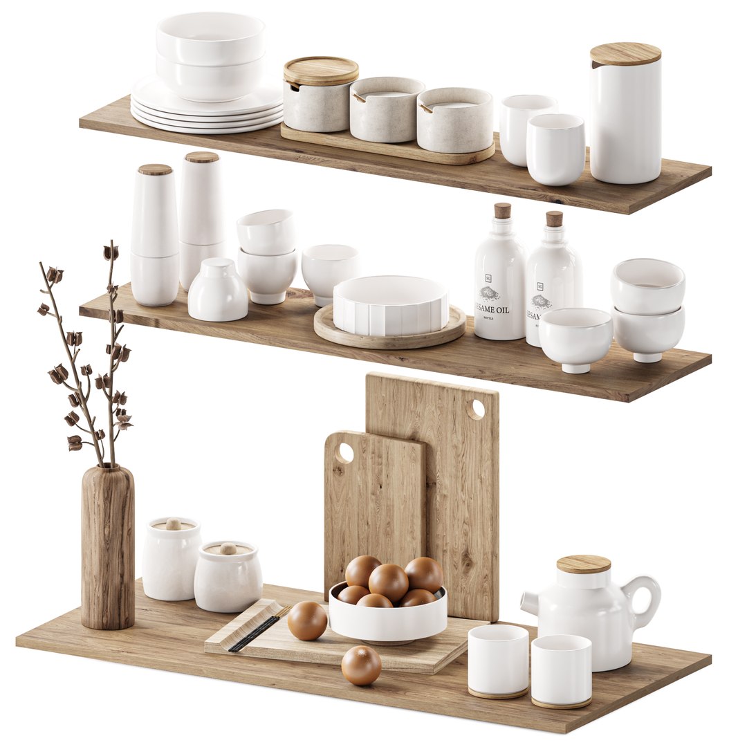 10 Kitchen Accessories Collection Vol6 3D - TurboSquid 2233127