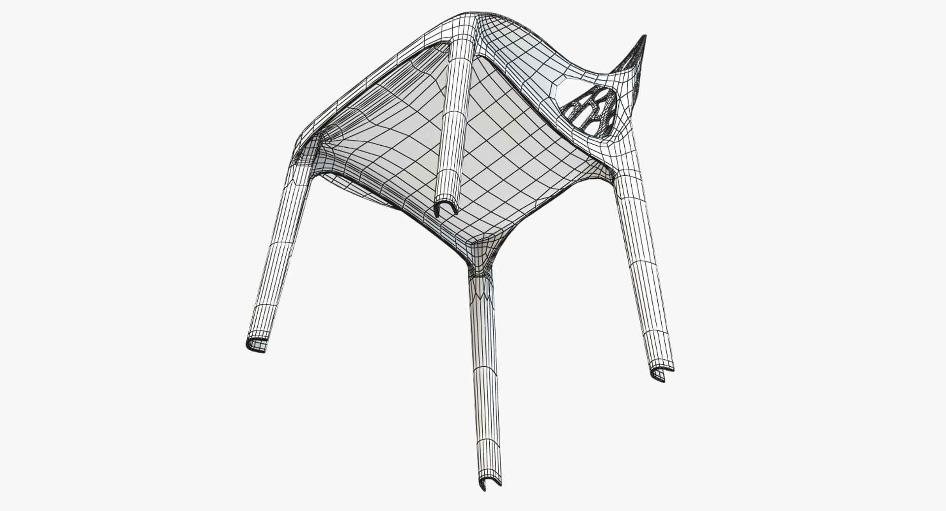 3d Tree Plastic Transparent Chair