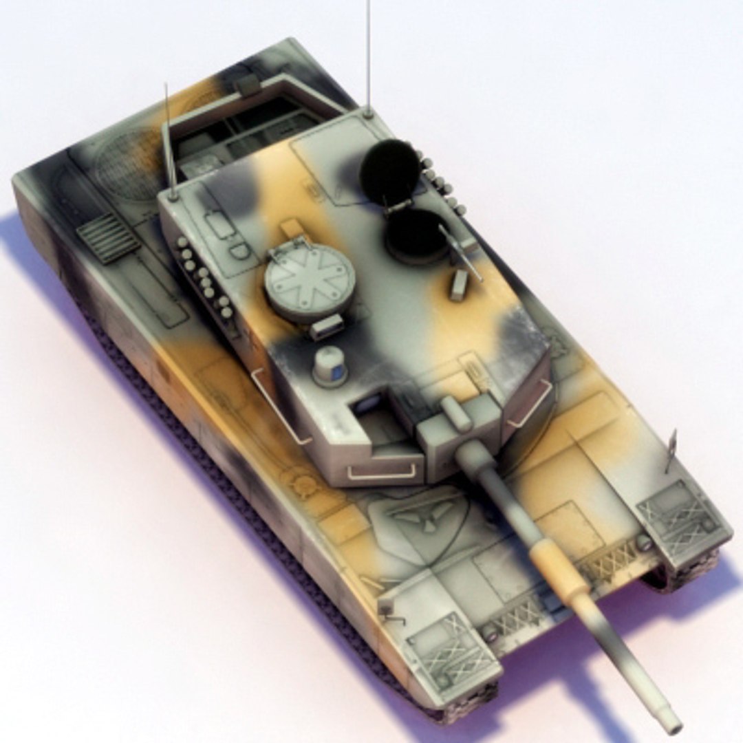 Leopard2a4 Leopard2 Battle Tank 3d Model