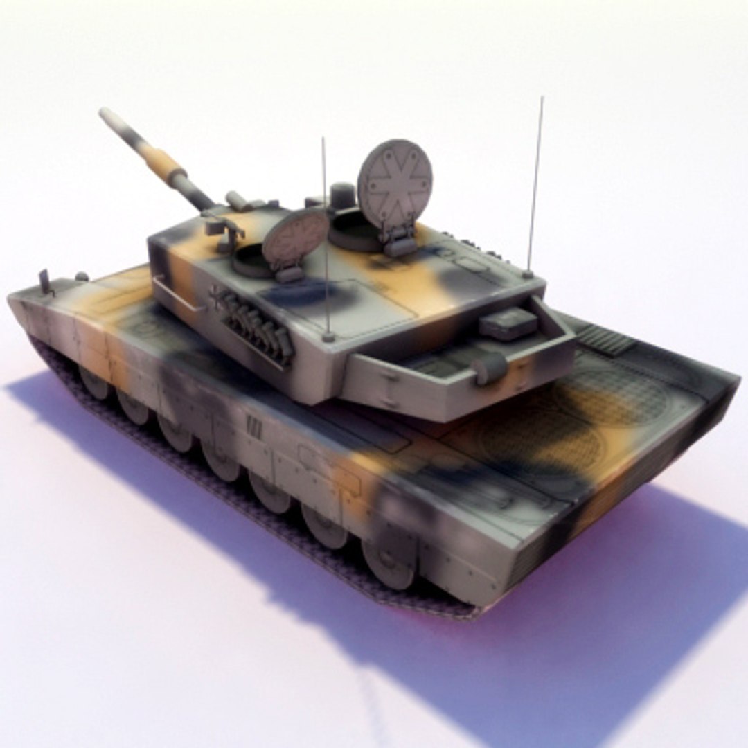 Leopard2a4 Leopard2 Battle Tank 3d Model