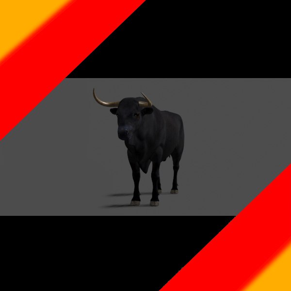 3d spanish bull