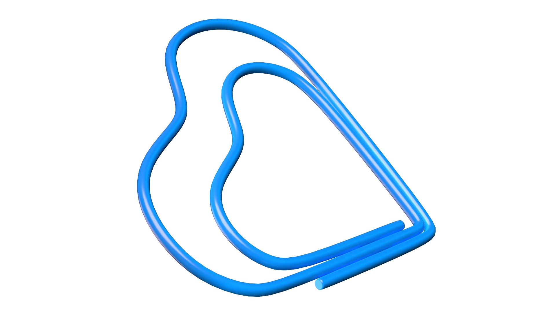 Heart Shaped Paper Clip Model - TurboSquid 2193869