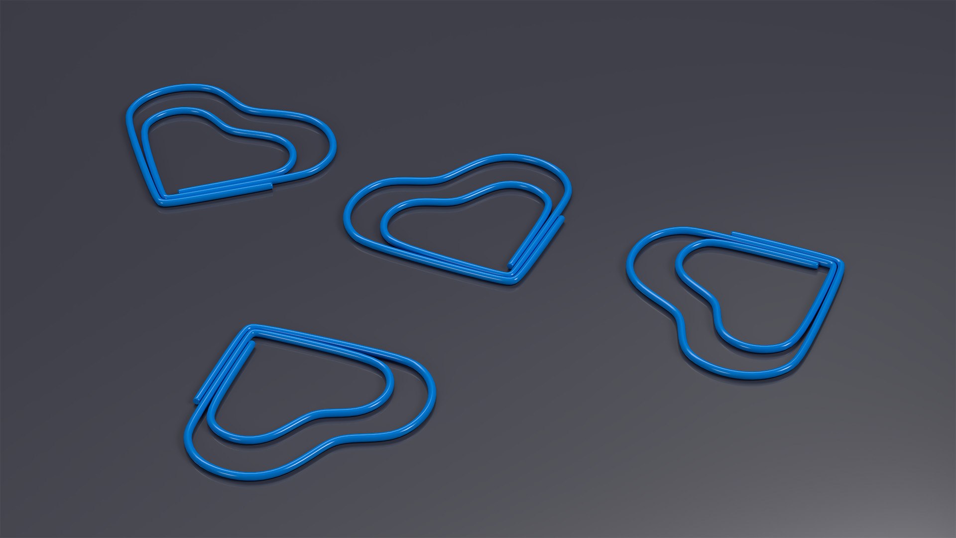 Heart Shaped Paper Clip Model - TurboSquid 2193869