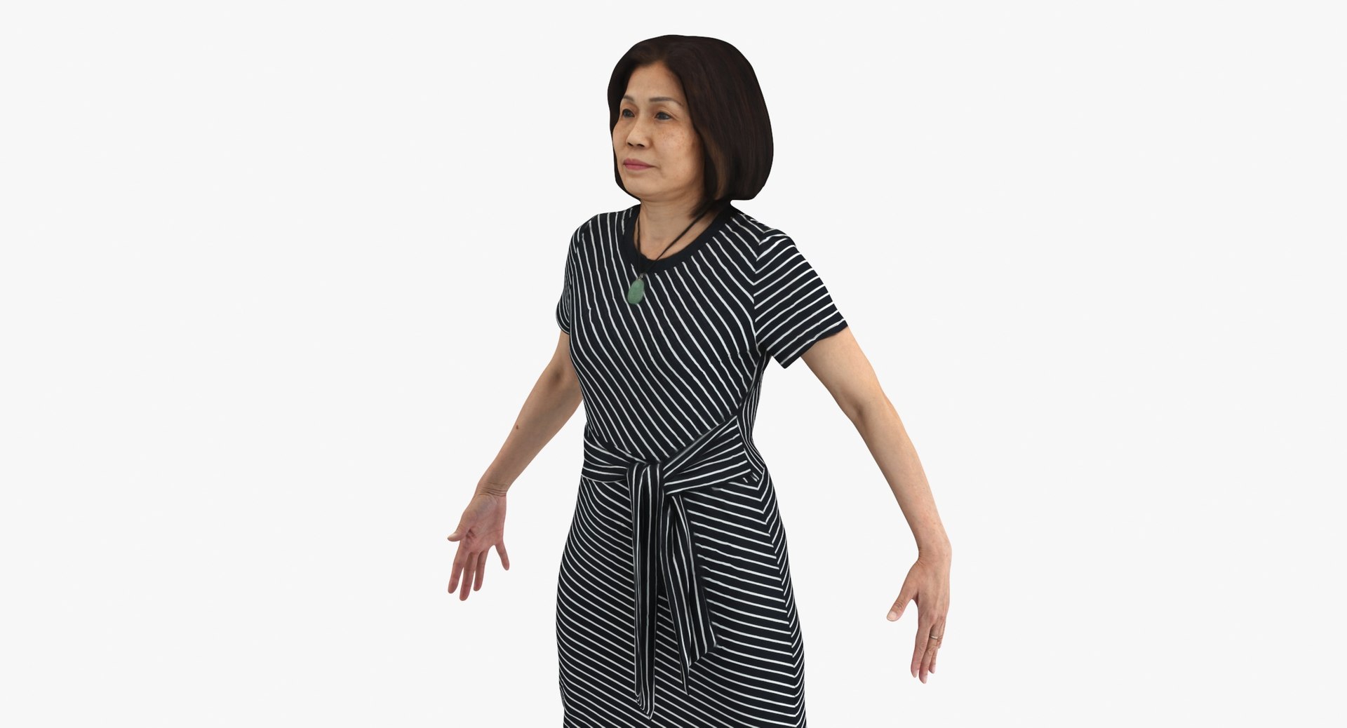 Everlee Casual Summer A Pose 3D model - TurboSquid 2071764