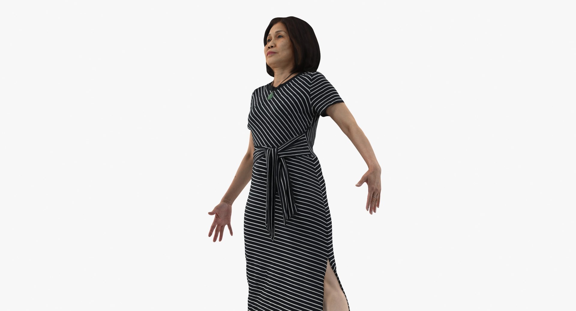 Everlee Casual Summer A Pose 3D model - TurboSquid 2071764