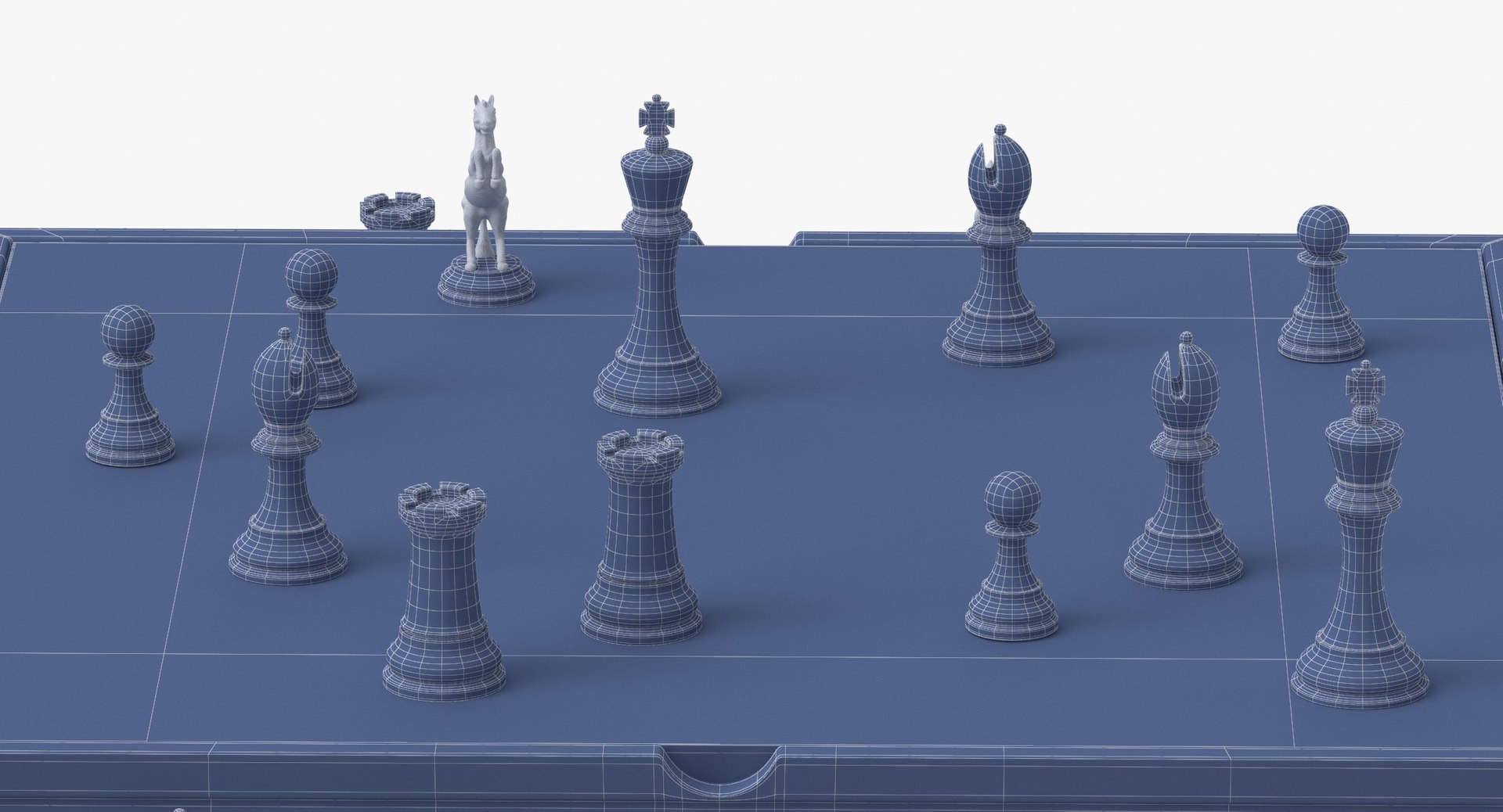 3D Chess Board Set 02 Model - TurboSquid 1582033