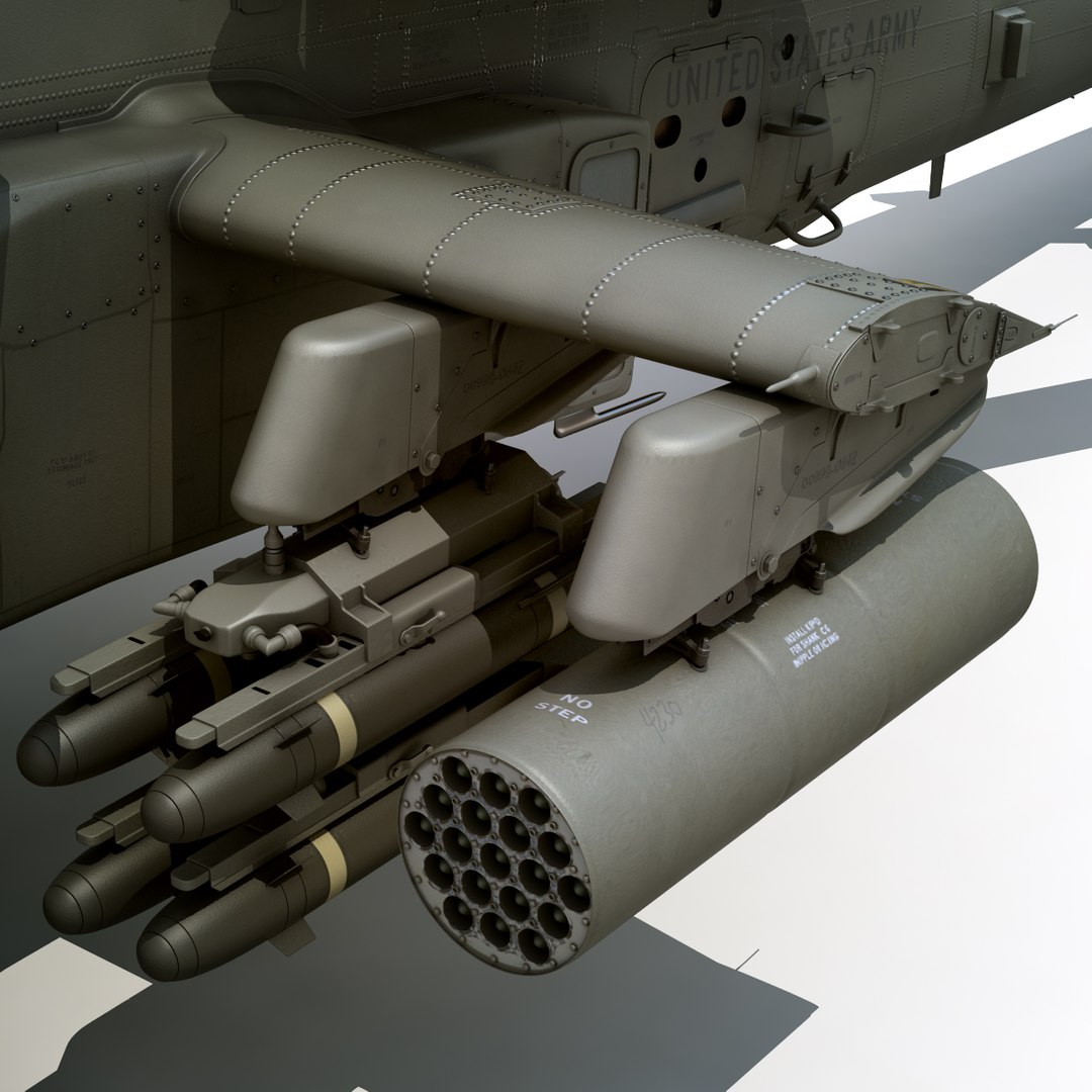 3ds max boeing ah-64d apache longbow