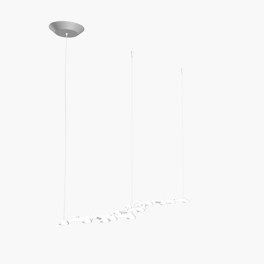 3d Model Led Net Line Ceiling Lamp