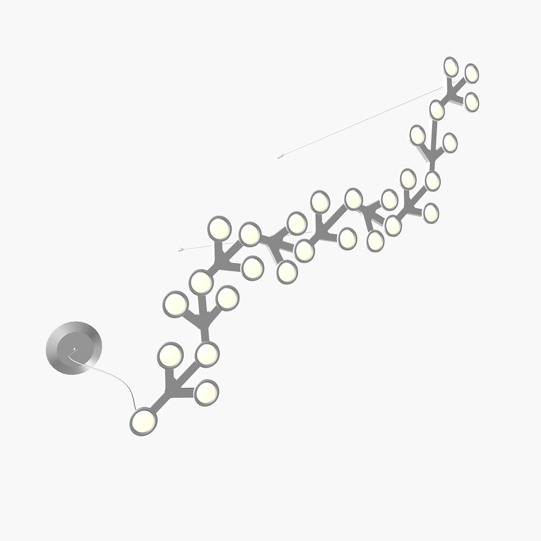 3d Model Led Net Line Ceiling Lamp