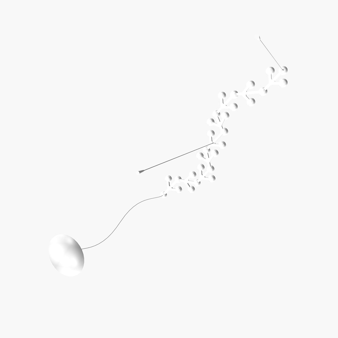 3d Model Led Net Line Ceiling Lamp