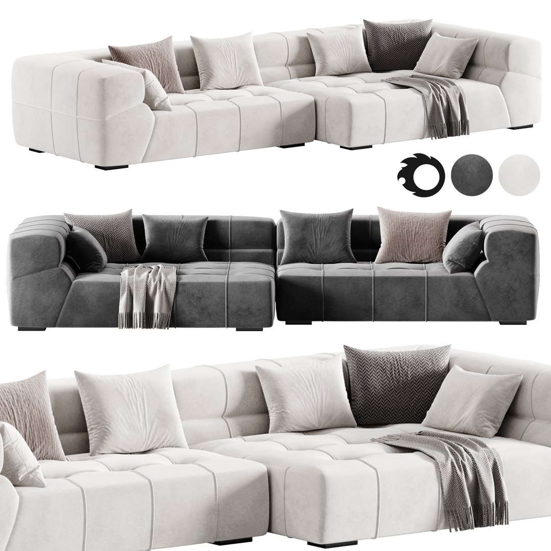 3D Model Tufty Time Sofa - TurboSquid 2111278