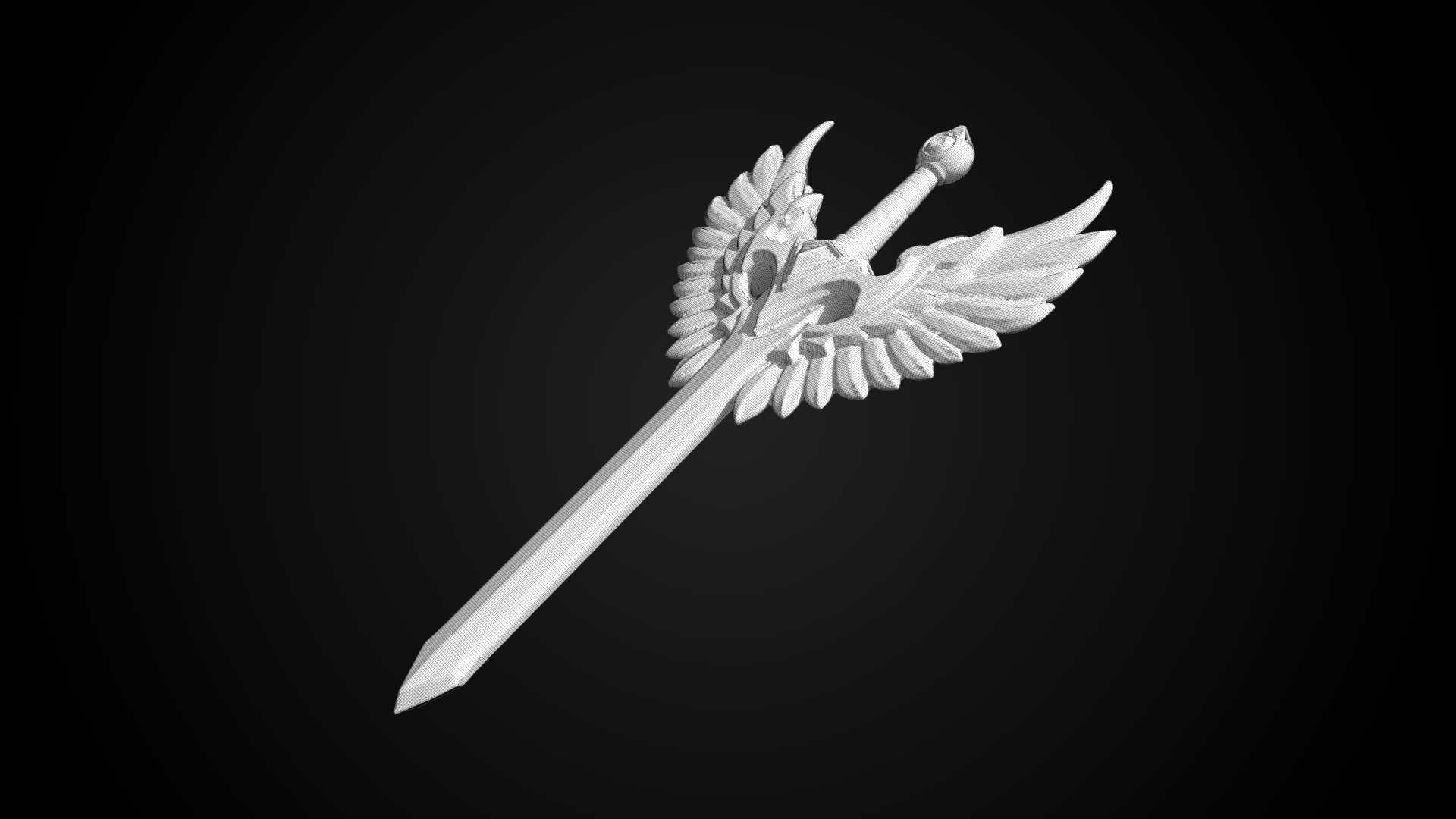 3D Stylized Knight Sword - Paladin Sword - Sacred Vow - TurboSquid 2425050
