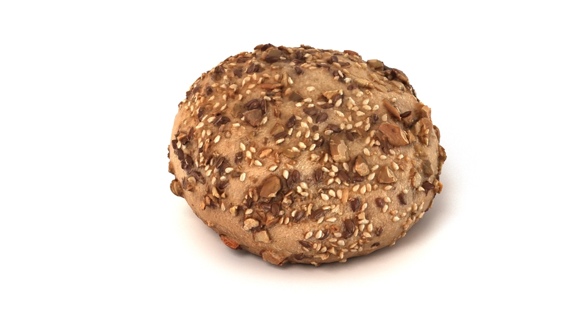 3d Model Bun Scan Realistic