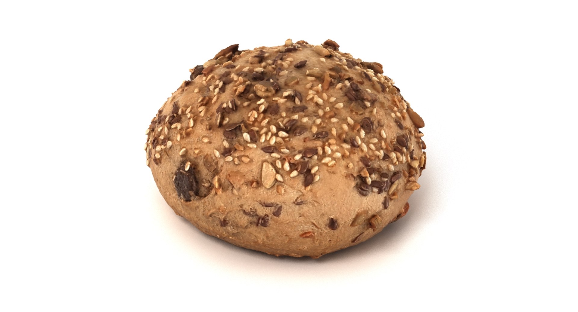 3d Model Bun Scan Realistic