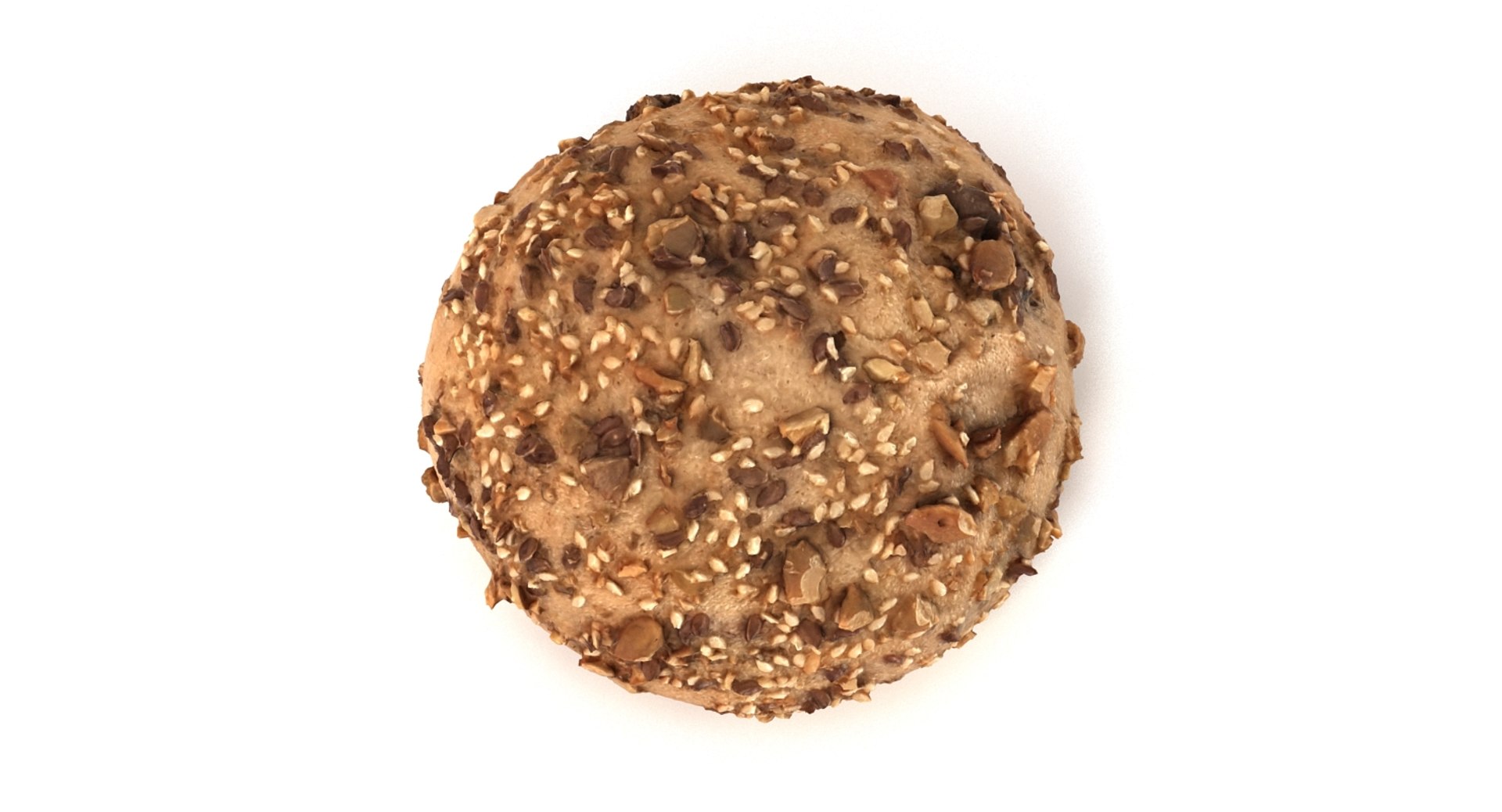 3d Model Bun Scan Realistic