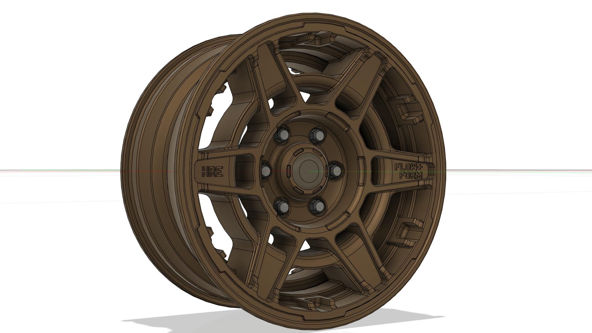 HRE FT1 Highpoly Rim 3D Model - TurboSquid 2005260