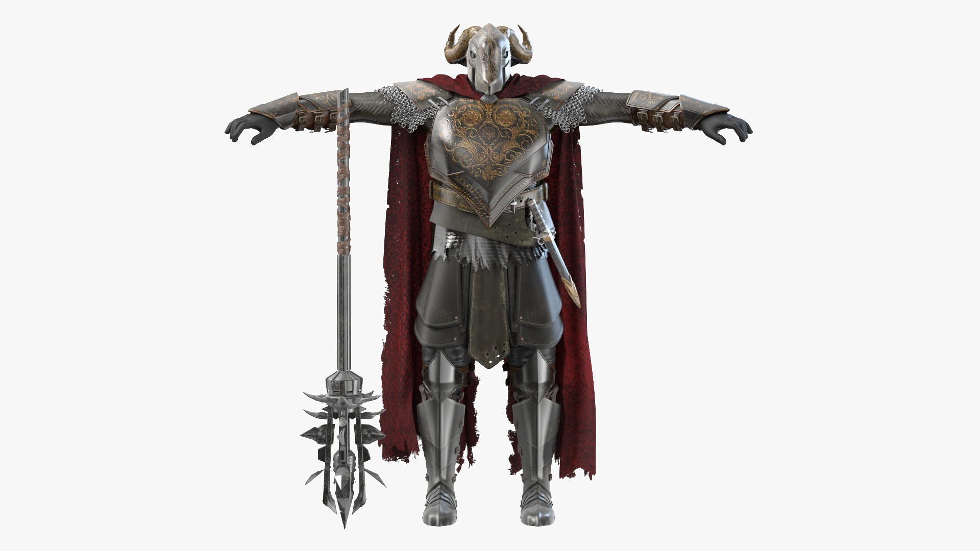 3D Monster Warrior - TurboSquid 1625226