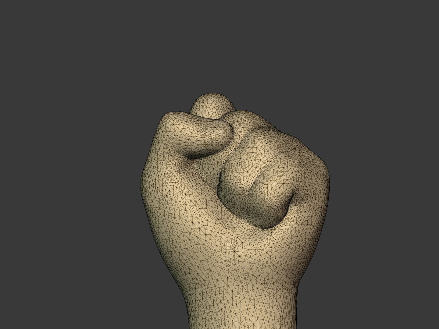 3D Model Muscle Hand Icon - TurboSquid 1806626