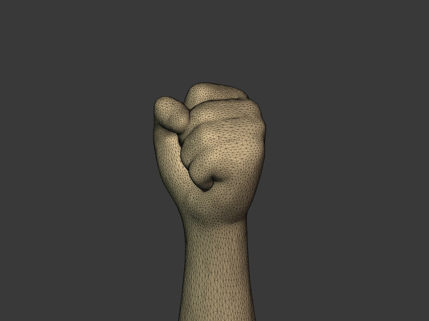 3D Model Muscle Hand Icon - TurboSquid 1806626