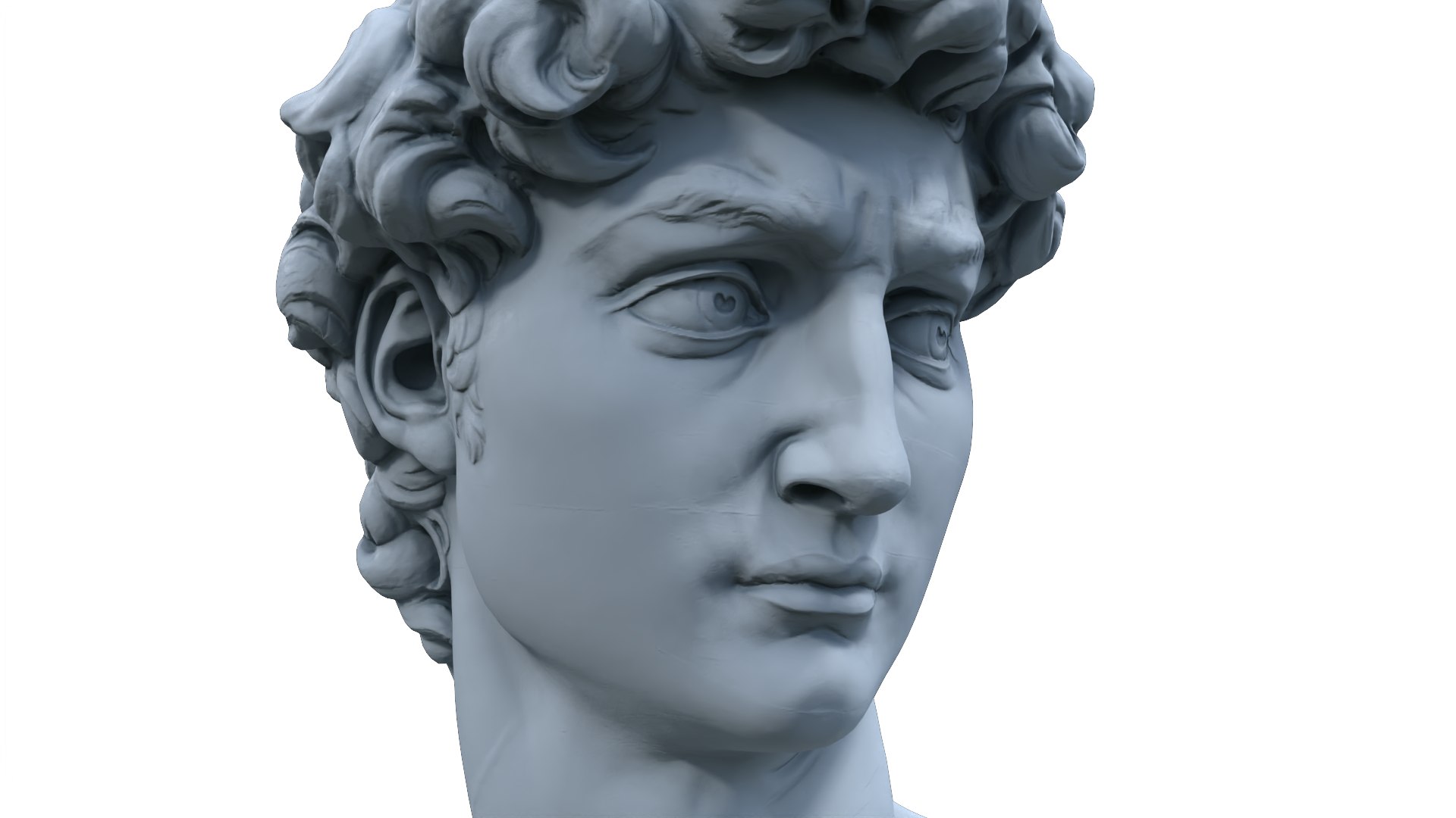 David Head 3D Model - TurboSquid 1807792