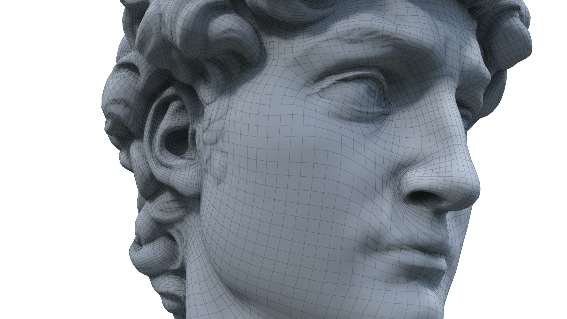 David Head 3D Model - TurboSquid 1807792