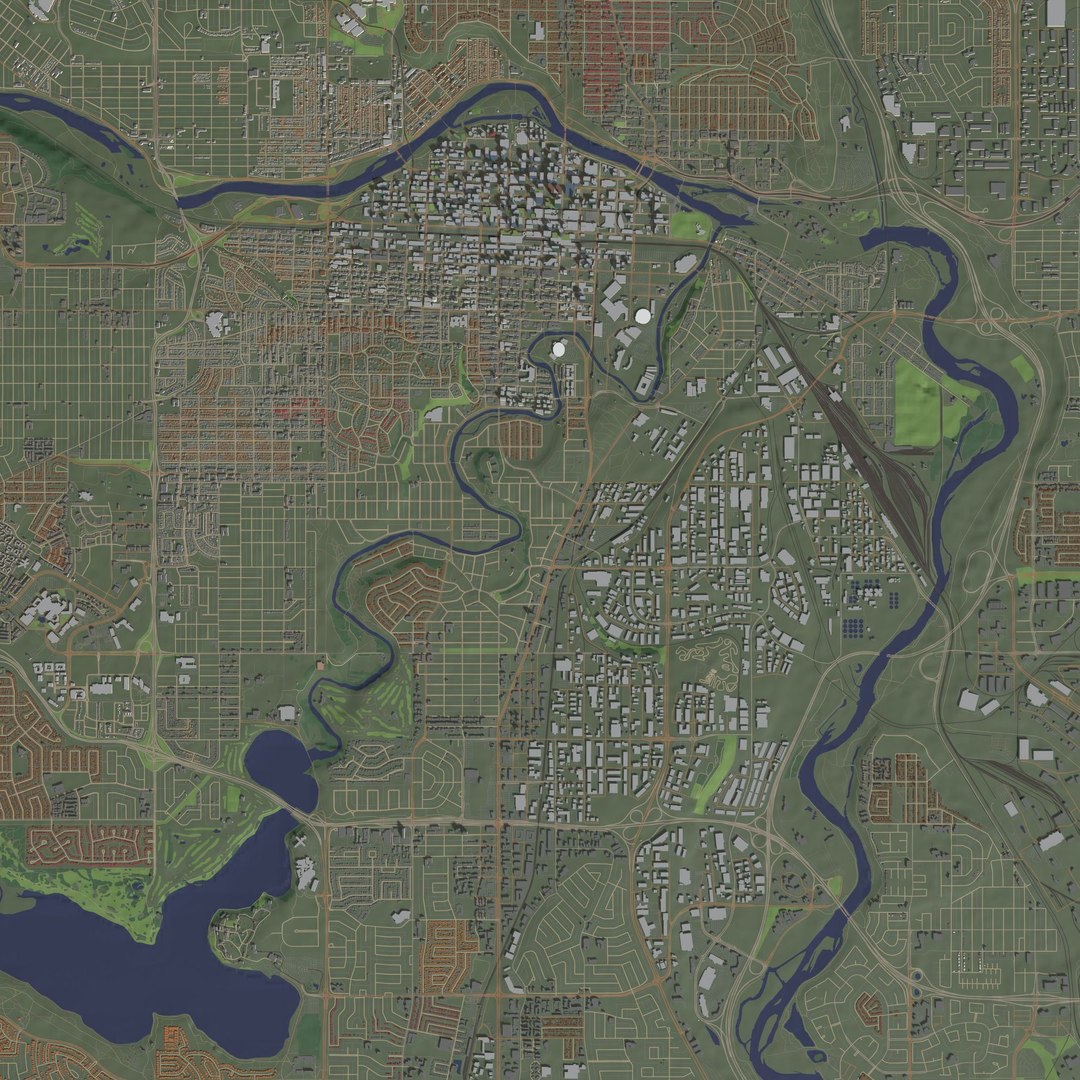 3D Calgary Canada - City And Urban Model - TurboSquid 2222171