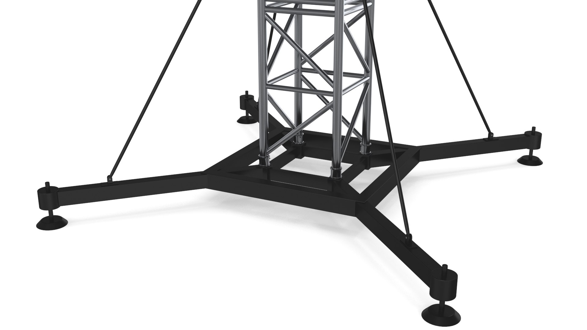 Square Stage Truss System With Lights 2 3D Model - TurboSquid 2285273