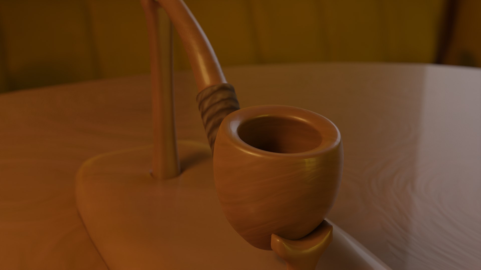 3D Traditional Hobbit Pipe - TurboSquid 1975849