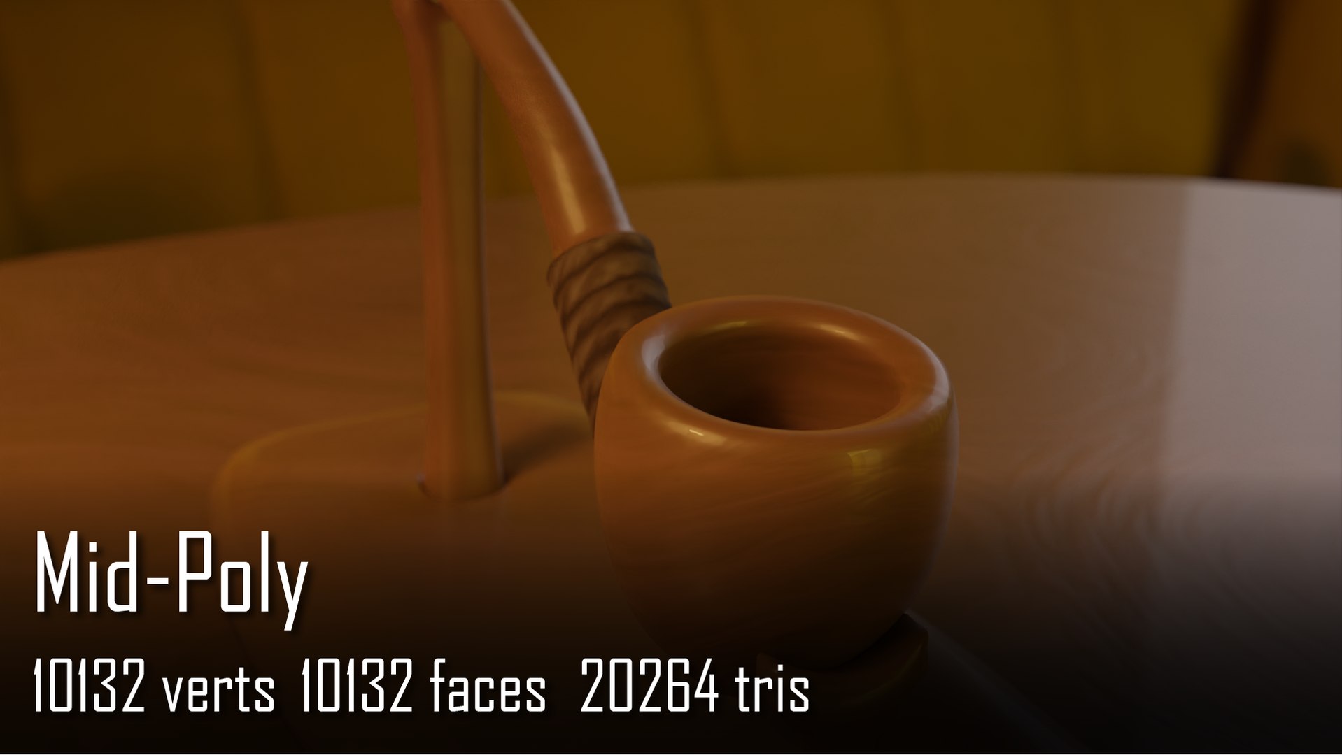 3D Traditional Hobbit Pipe - TurboSquid 1975849