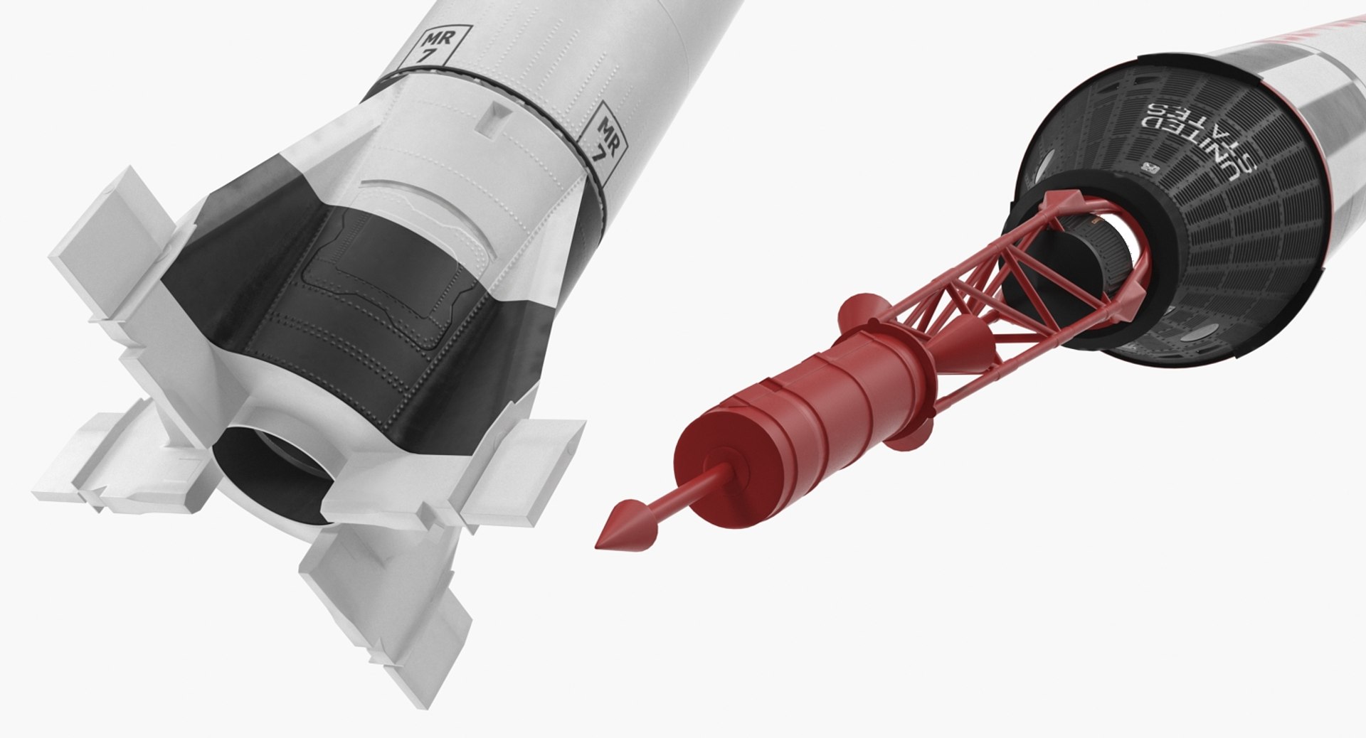 3D Rocket Mercury Redstone 3 - TurboSquid 1286987