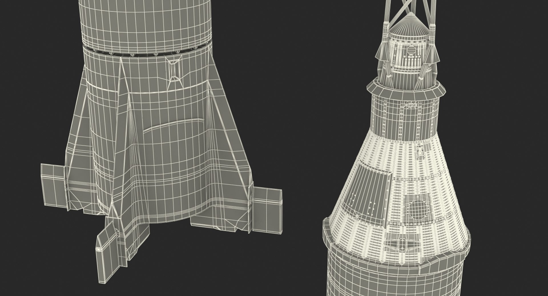 3D rocket mercury redstone 3 - TurboSquid 1286987