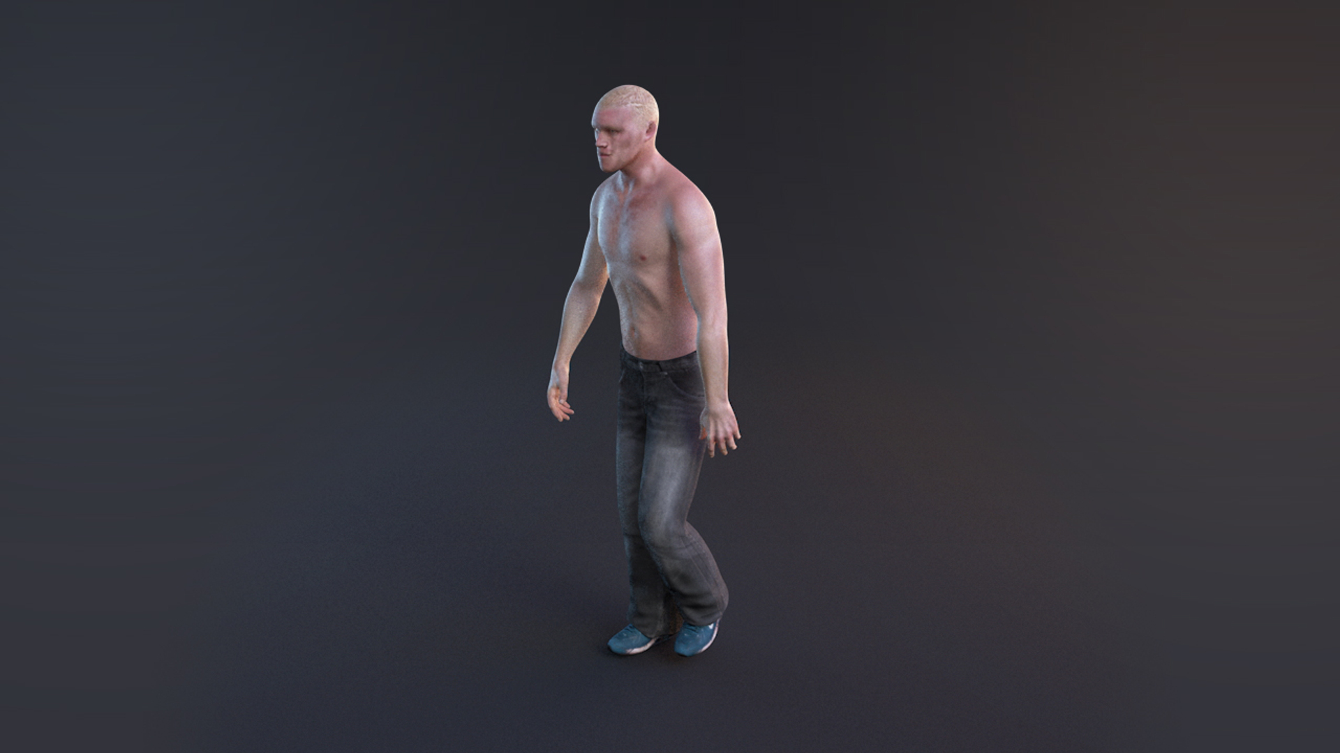 character male - rigged 3d 3ds