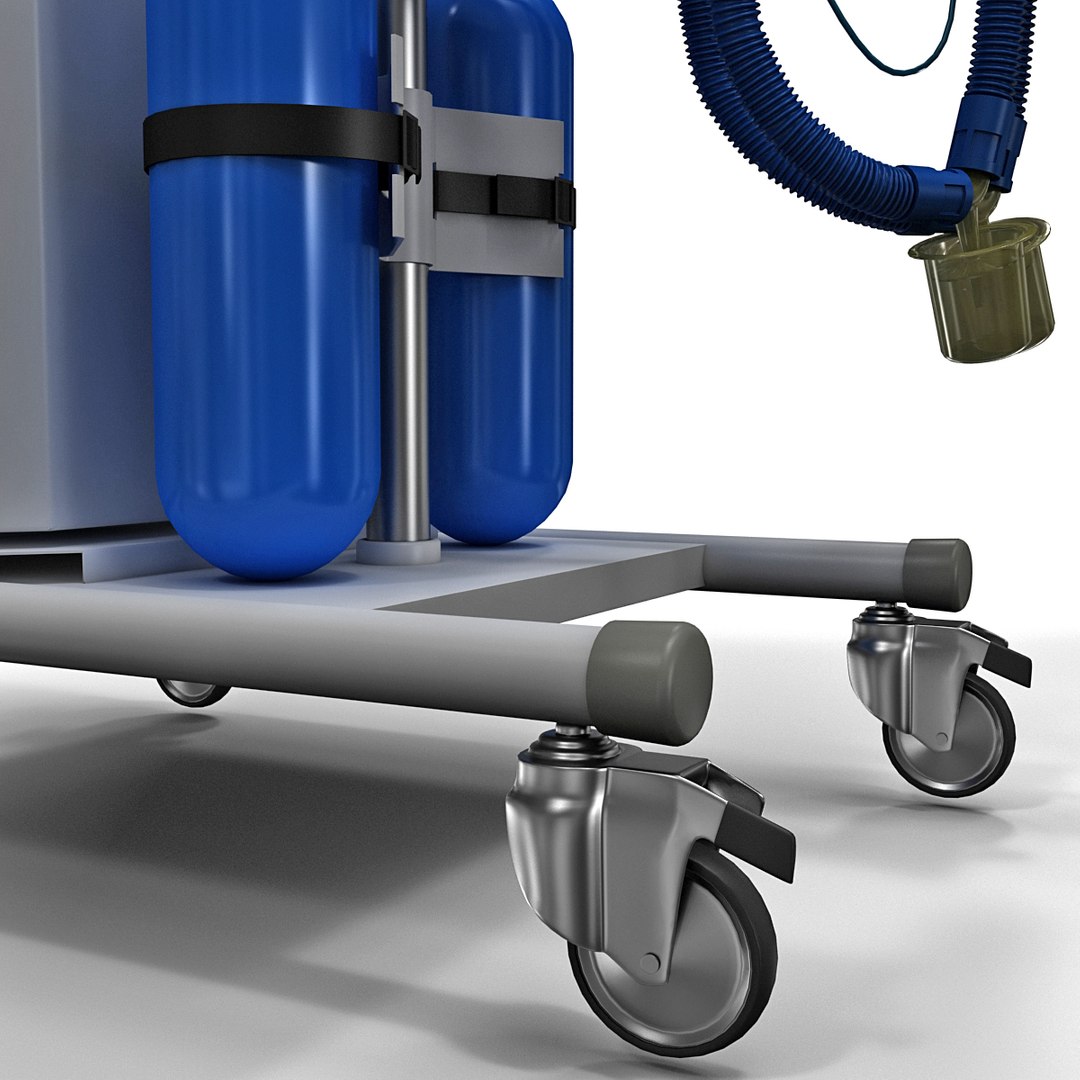 3d Model Of Artificial Lung Ventilation Device
