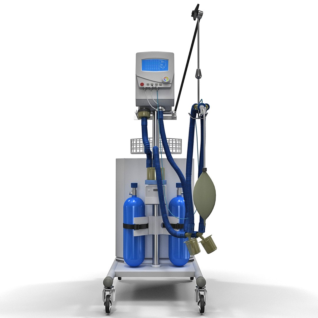 3d Model Of Artificial Lung Ventilation Device