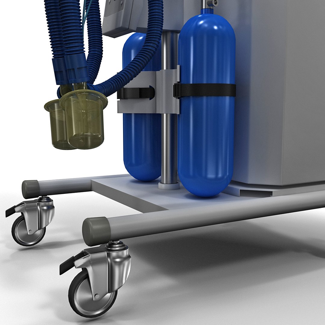 3d Model Of Artificial Lung Ventilation Device