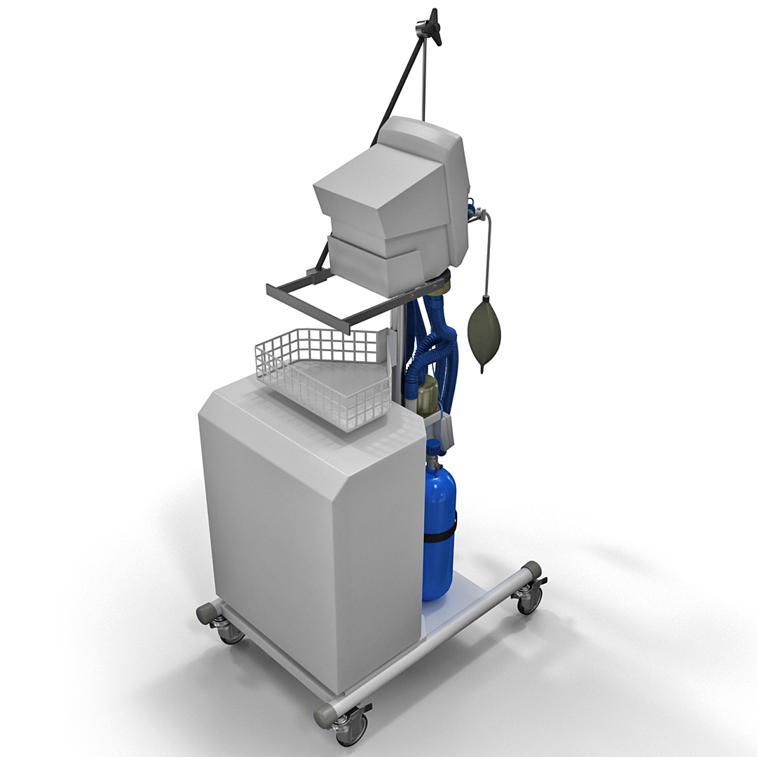3d model of artificial lung ventilation device