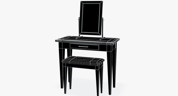 3d model makeup table