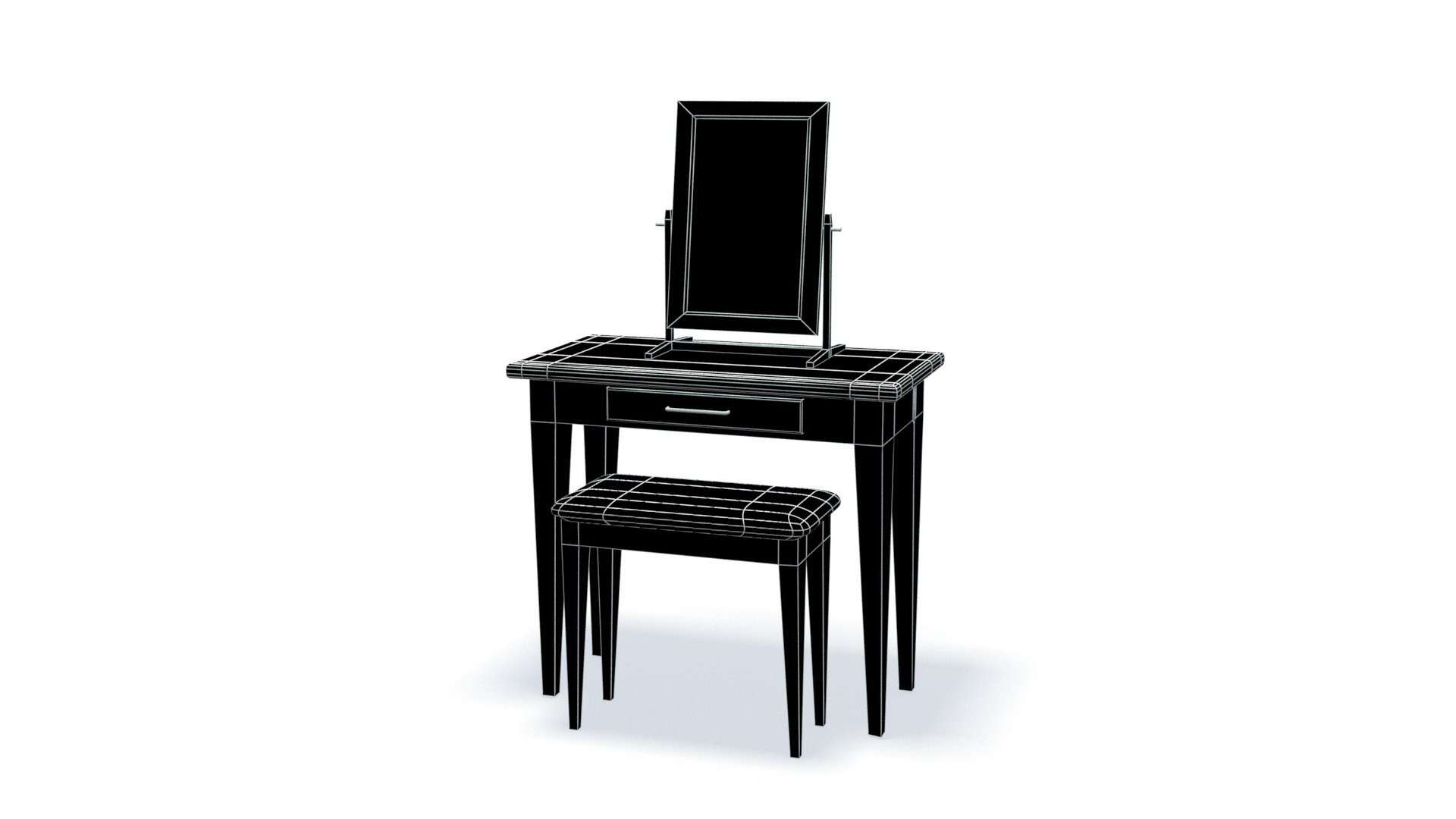 3d Model Makeup Table