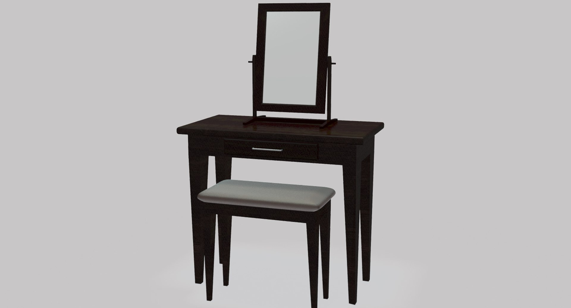 3d Model Makeup Table