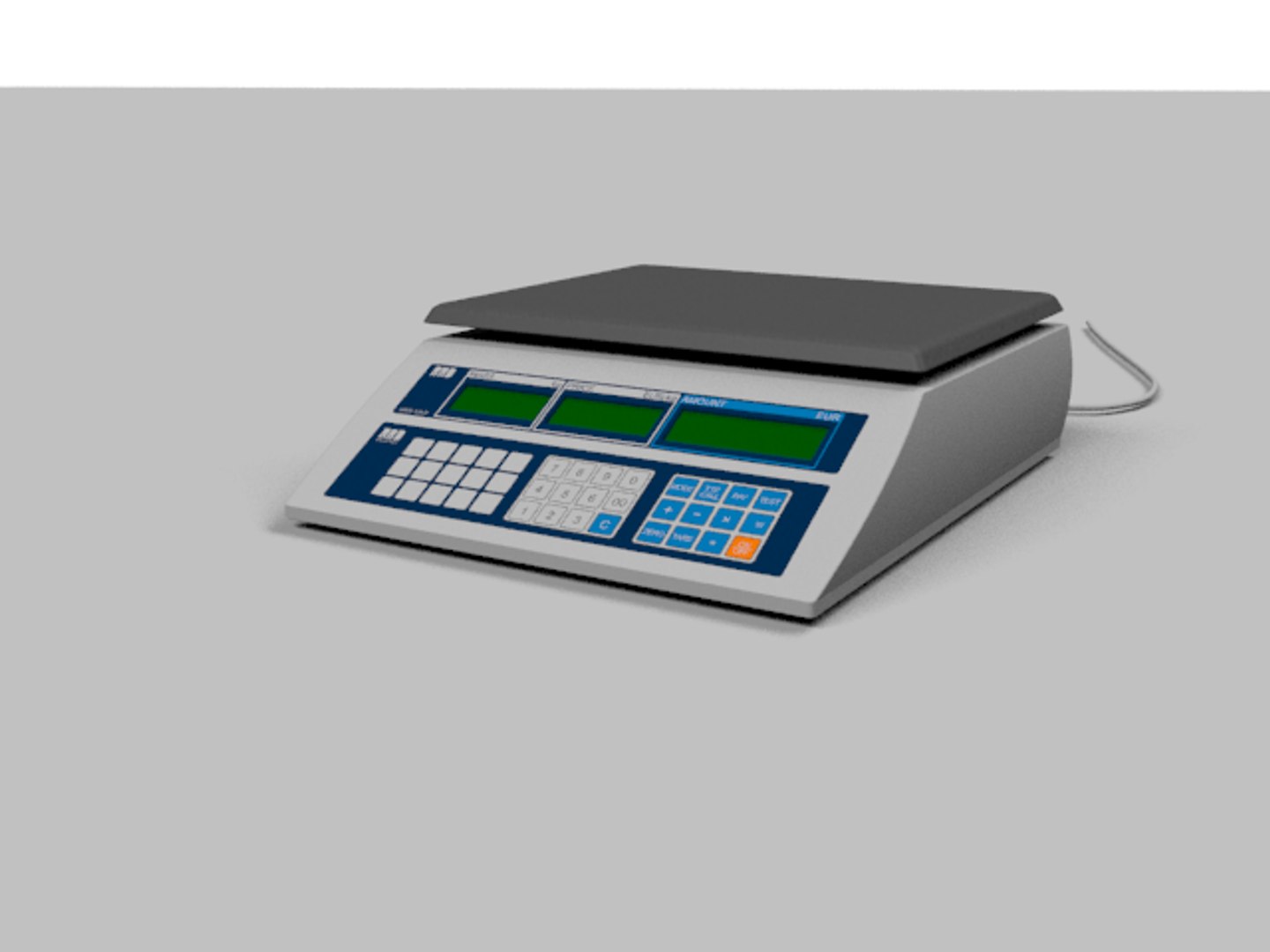 3d Digital Scales Model