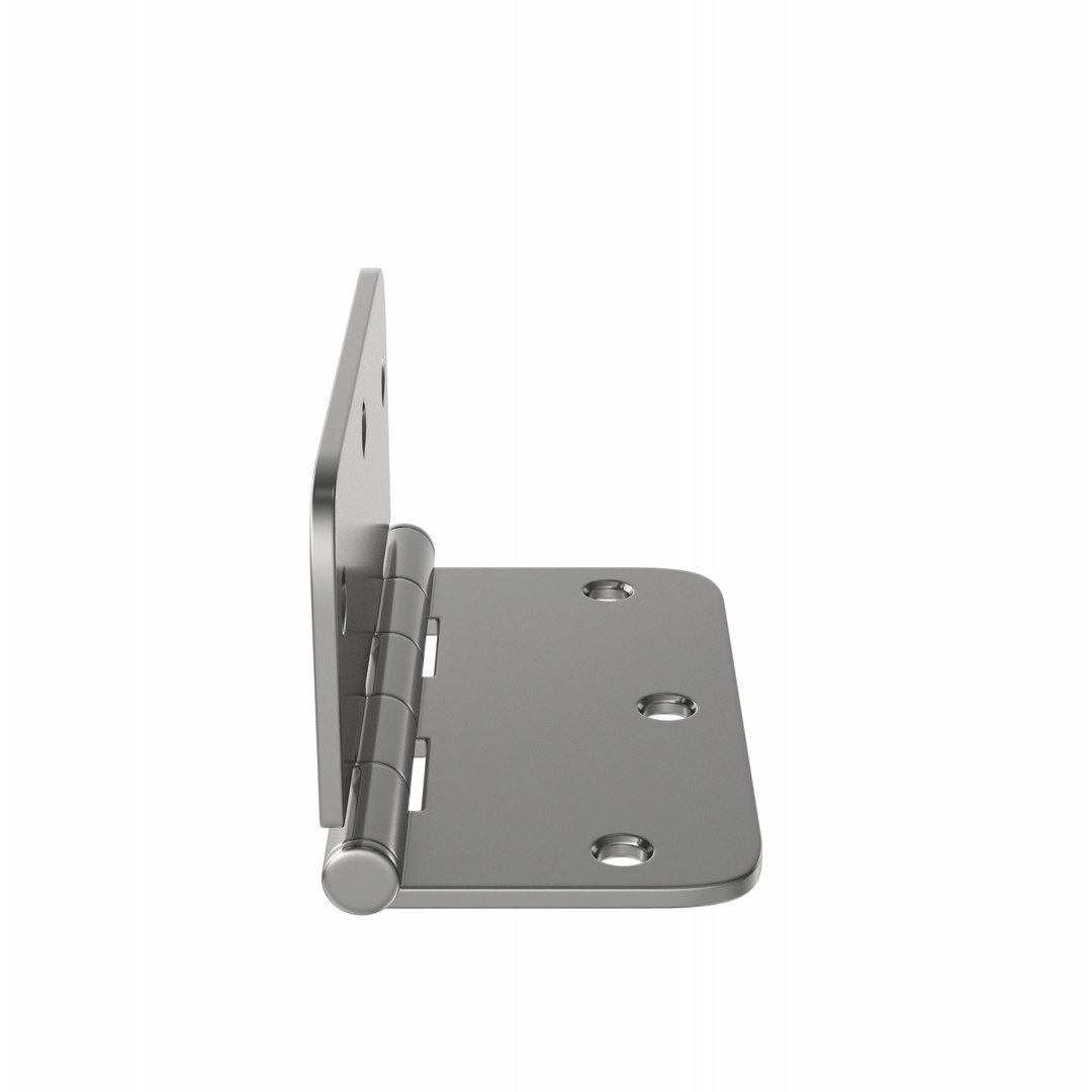 Silver Door Hinge 3D - TurboSquid 1952918