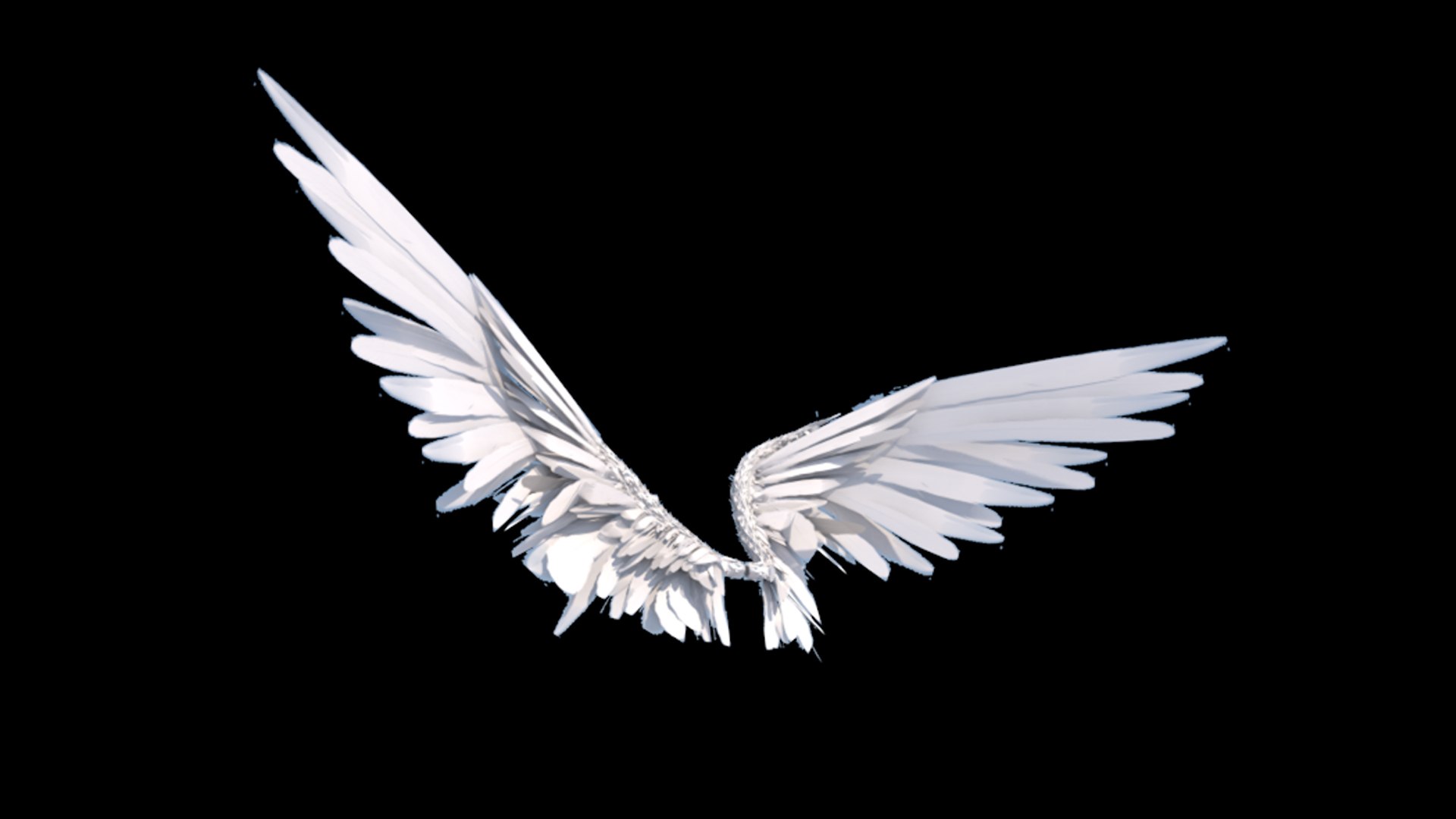 Wings Angel Rigged 3D Model - TurboSquid 1186195