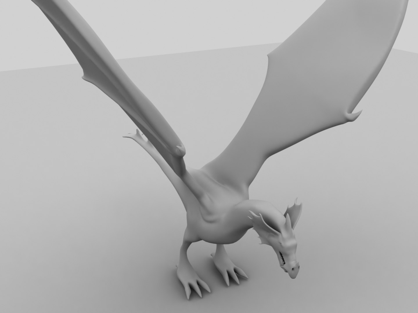 Free Dragon 3d Model